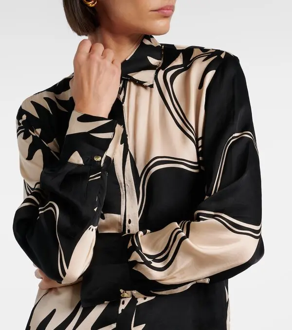 Poupette St Barth Eileen Printed Blouse
