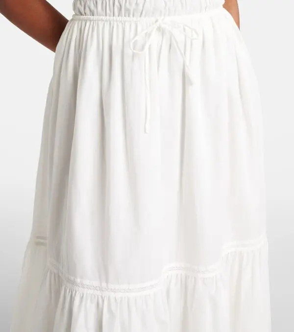 Faithfull The Brand Venta Cotton Midi Skirt