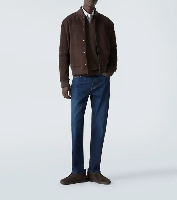 Zegna Mid-rise Straight Jeans - Blue