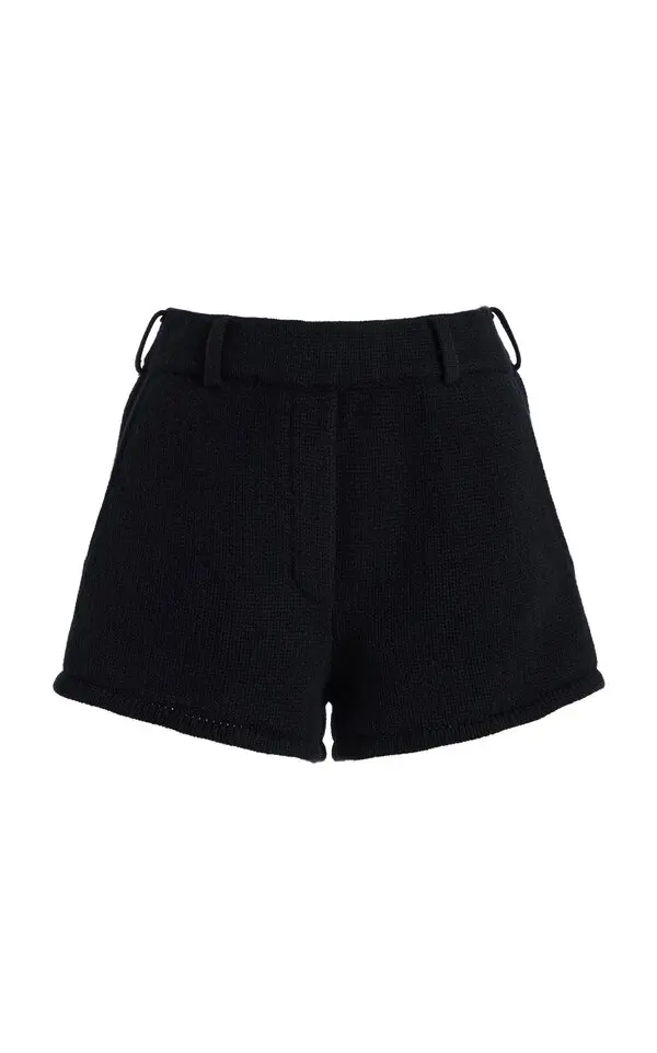 LISA YANG Tyra Cashmere Hot Pants - Black