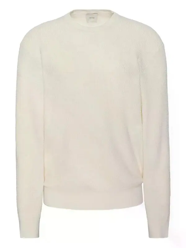 Calvin Klein Textured Crew Neck Sweater