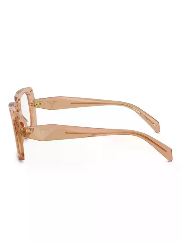 Prada Square Frame Glasses - Neutrals