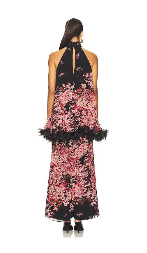 ELLIATT Tulsia Cape Maxi Dress