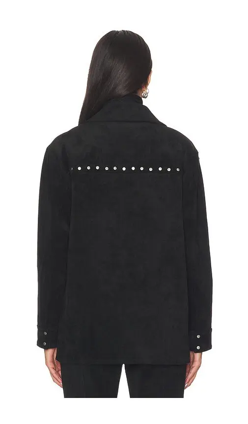 Amanda Uprichard Nirvana Suede Jacket - Black