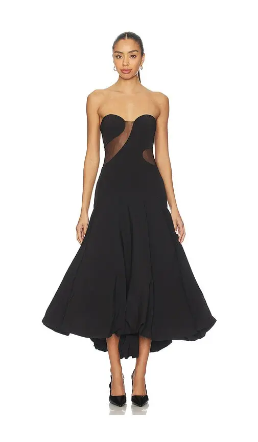 ET OCHS Daniella Bubble Dress - Black