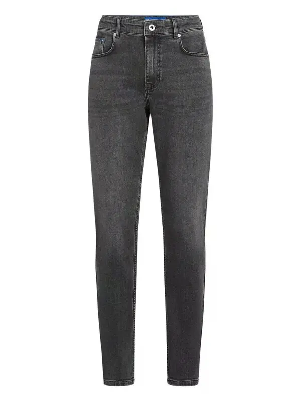 Karl Lagerfeld Stretch Cotton Slim-fit Denim - Grey