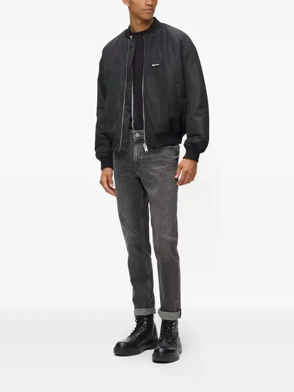 Karl Lagerfeld Stretch Cotton Slim-fit Denim - Grey