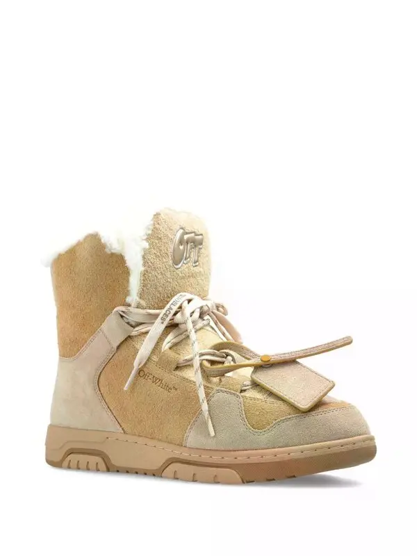 Off-White High Top Lace-up Sneakers