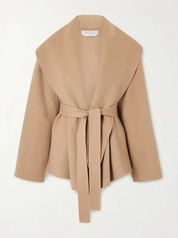 Gabriela Hearst Harris Belted Cashmere Jacket - Brown