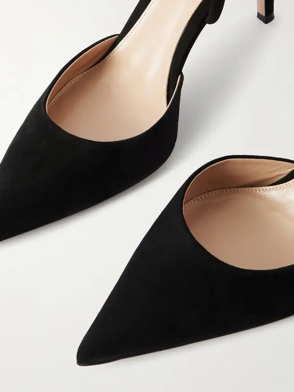 GIANVITO ROSSI Jungle Mamba 85 Suede Pumps