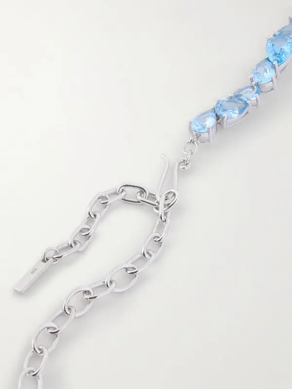 Completedworks Recycled Cubic Zirconia And Synthetic Spinel Necklace