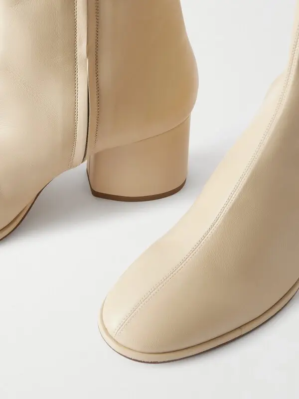 AeydĒ Ayla Zip-up Leather Ankle Boots