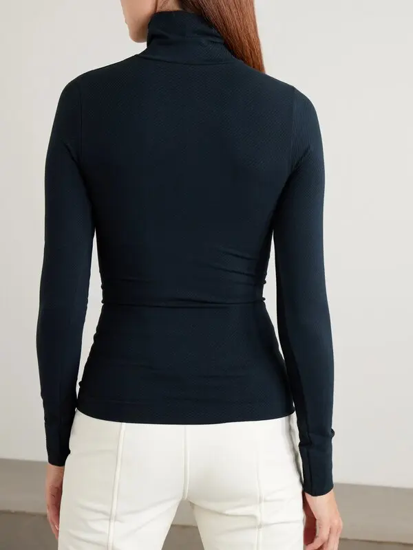 Perfect Moment Ribbed Thermal Turtleneck Top