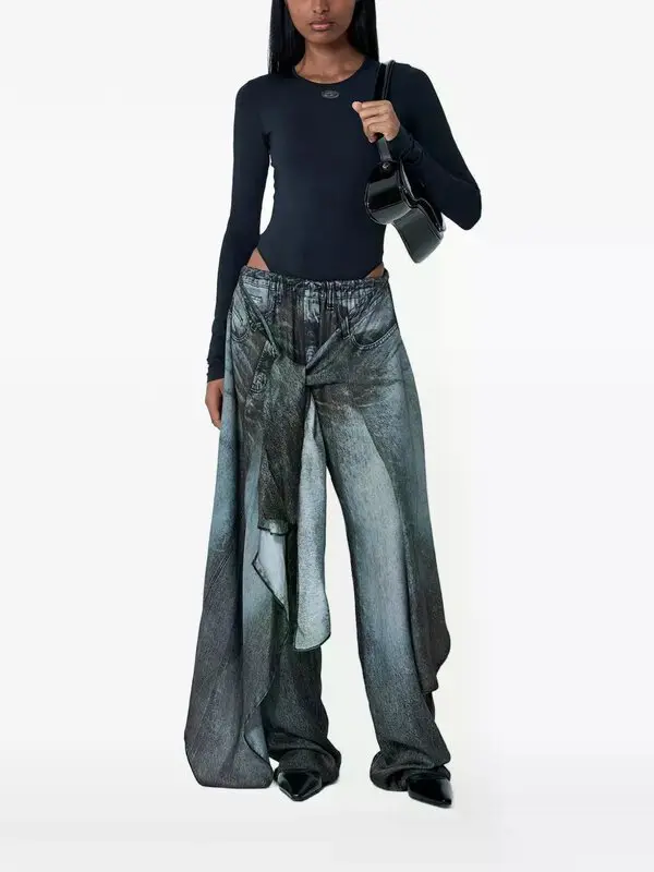 DIESEL® Long Sleeve Logo Bodysuit