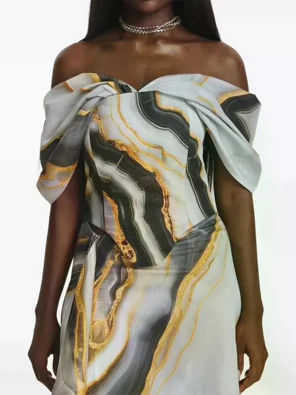 IRINA VOINEA Marble Corset