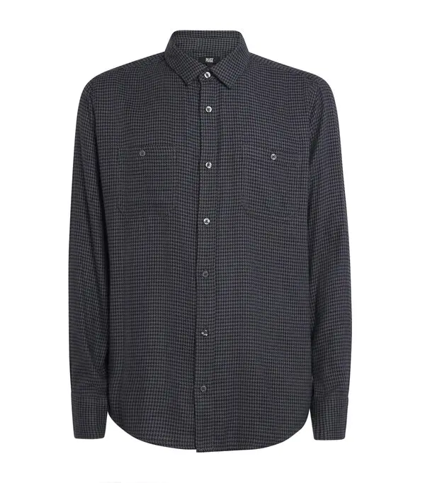 Paige Cotton-blend Check Everett Shirt