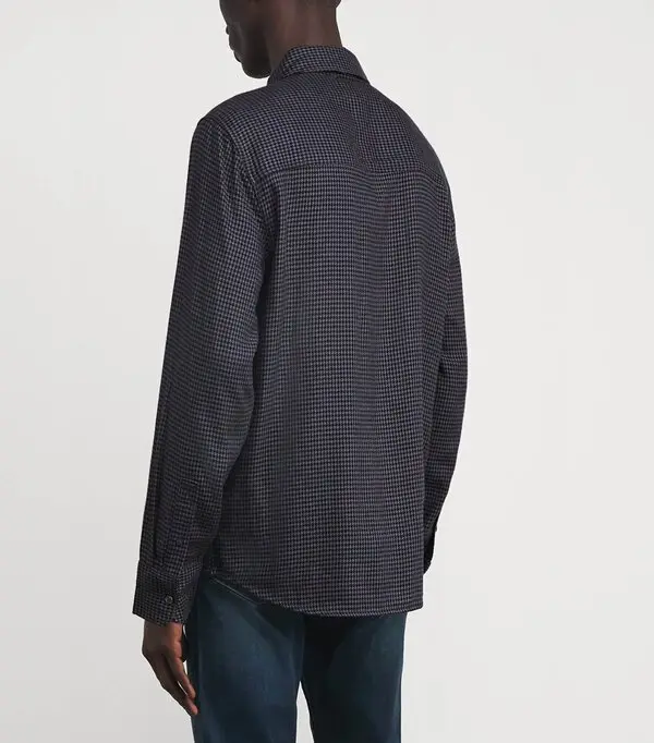 Paige Cotton-blend Check Everett Shirt