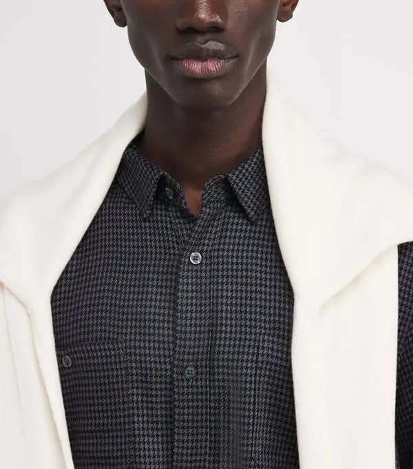 Paige Cotton-blend Check Everett Shirt