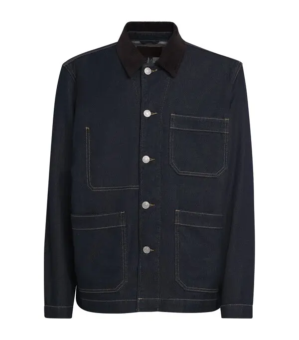 Paige Chore Jacket With Corduroy Collar