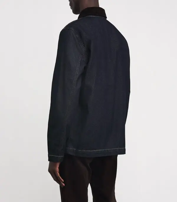Paige Chore Jacket With Corduroy Collar