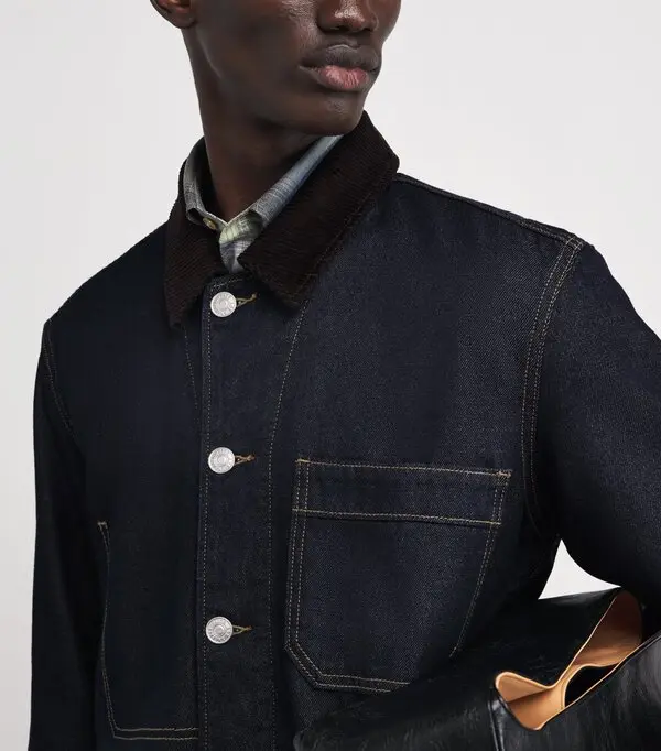 Paige Chore Jacket With Corduroy Collar