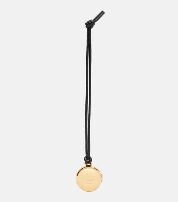 Loewe Pebble -plated Leather Bag Charm
