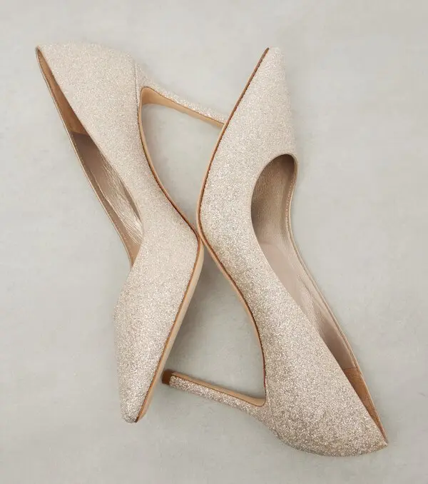 JIMMY CHOO Romy 85 Glitter Pumps