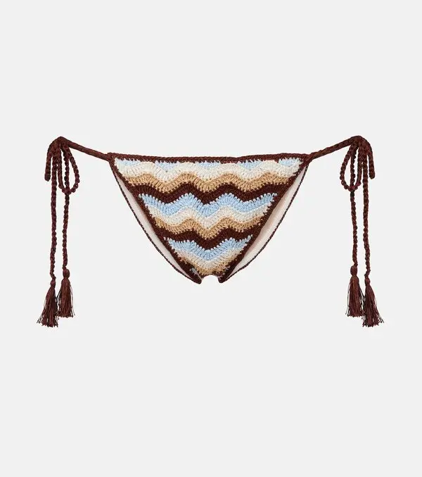 Anna Kosturova Crochet Bikini Bottoms - Multicoloured