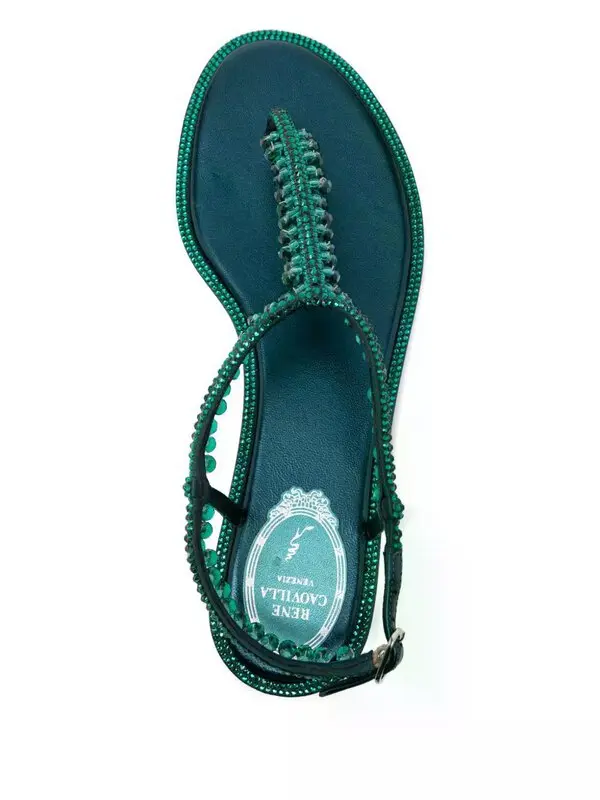 Rene Caovilla Diana Embellished Sandals