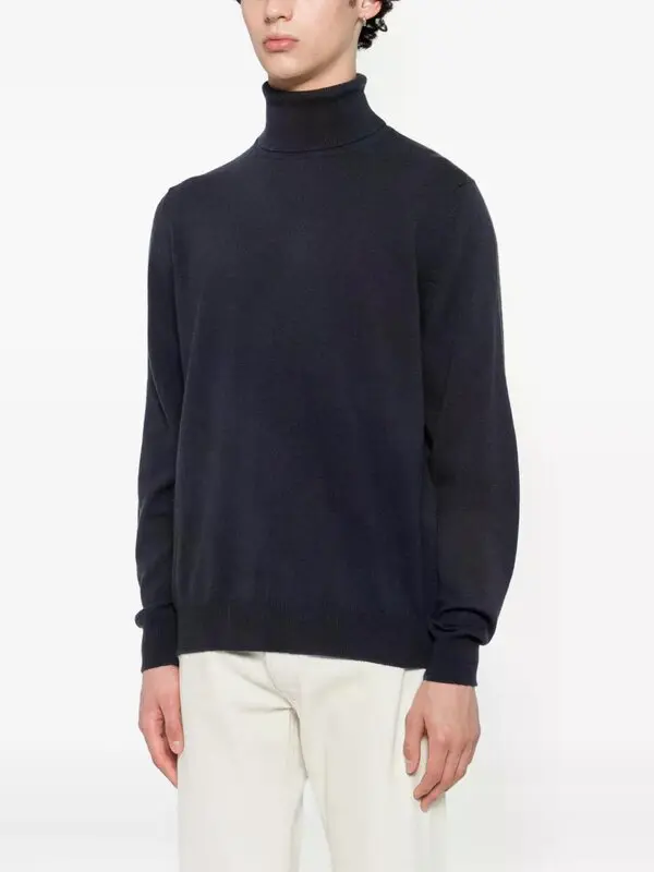 Kiton Cashmere Jumper - Blue