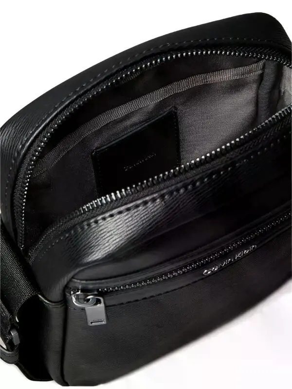 Calvin Klein Printed Zip Shoulder Bag