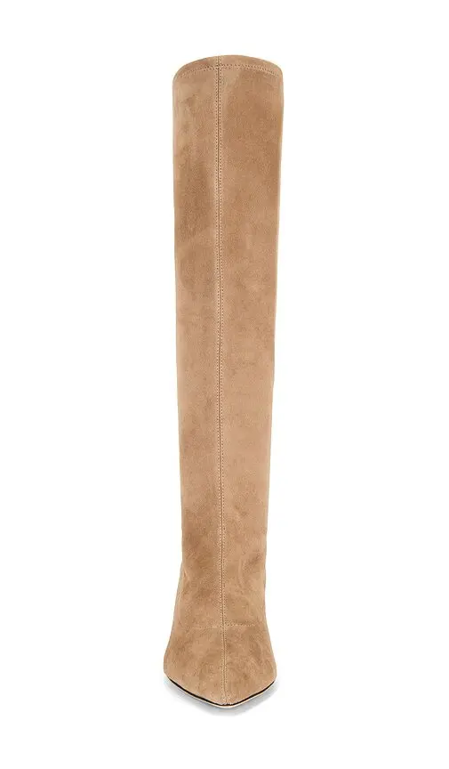 L'AGENCE Emilie Zip-up Suede Boot