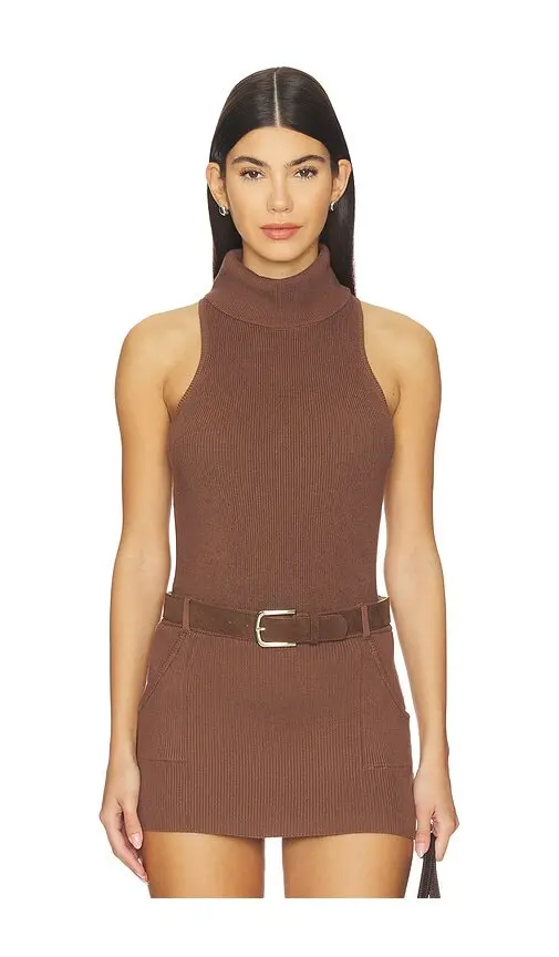 SOVERE / Elsa Knit Top - Brown