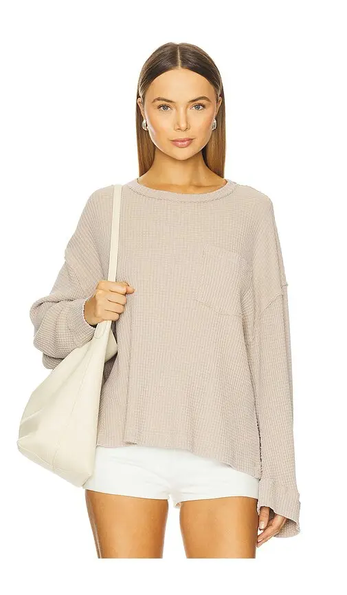 Free People X We The Free Dawson Pocket Thermal - Neutral