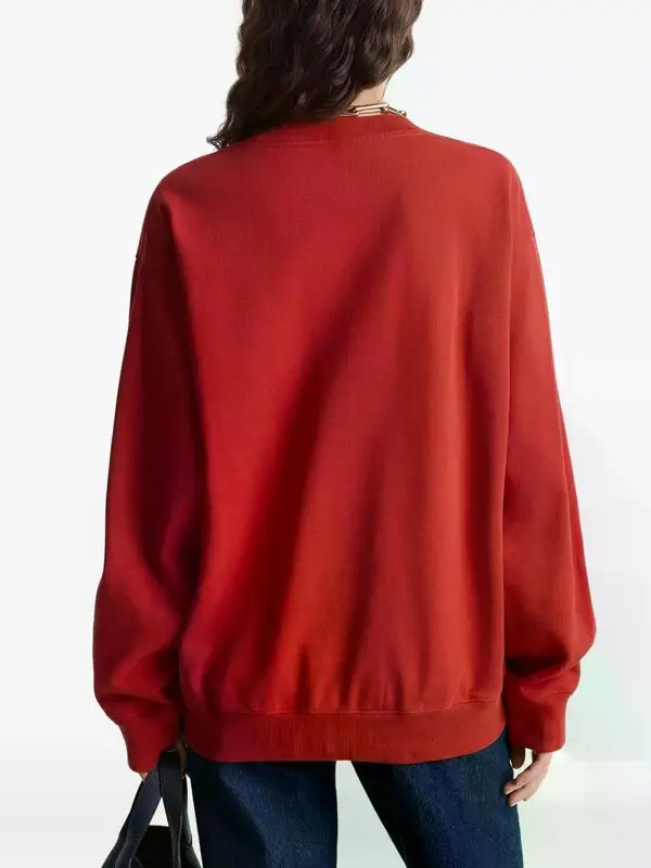 SPORTY & RICH Appliqué Crewneck Sweatshirt
