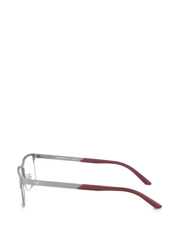 Emporio Armani Rectangle-frame Eyeglasses - Silver
