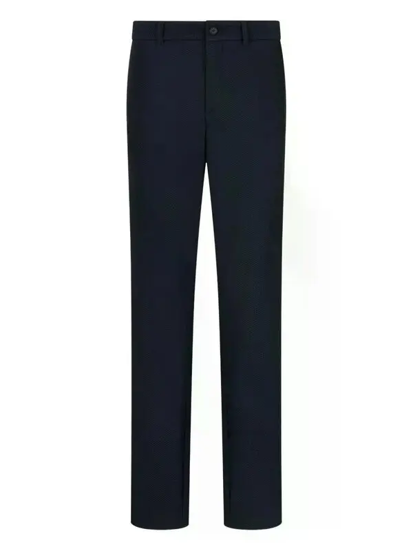 Giorgio Armani Straight-leg Textured Trousers