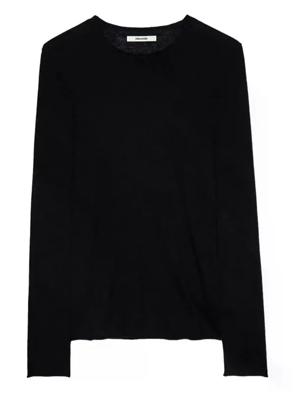 Zadig&Voltaire Long-sleeve Crew Neck Fine Knit Sweater