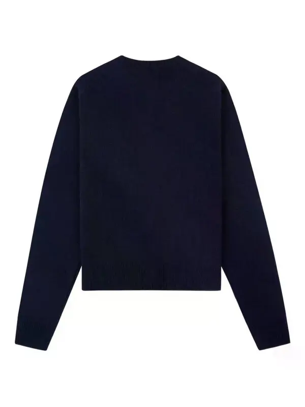SPORTY & RICH Embroidered Cardigan - Blue
