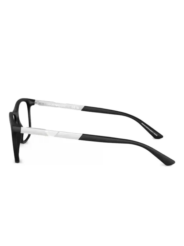 Emporio Armani Square Frame Eyeglasses - Black