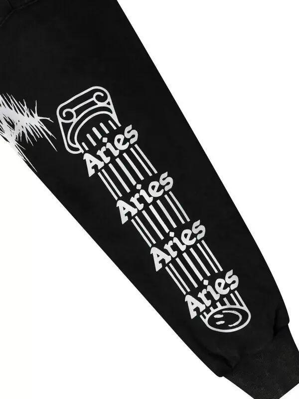 Aries Spider-web Print Sweatshirt