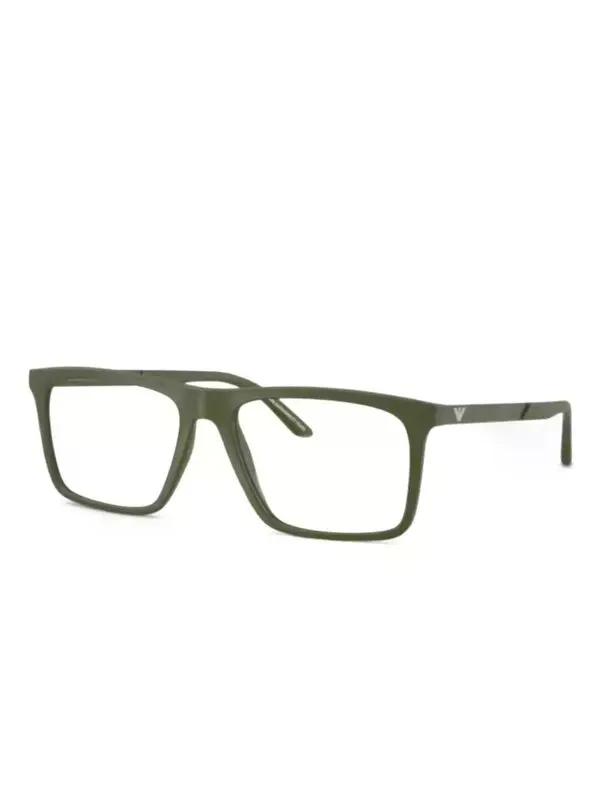 Emporio Armani Square Frame Eyeglasses - Green