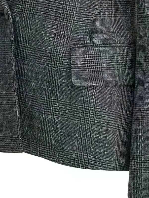 SA SU PHI Plaid Jacket - Grey