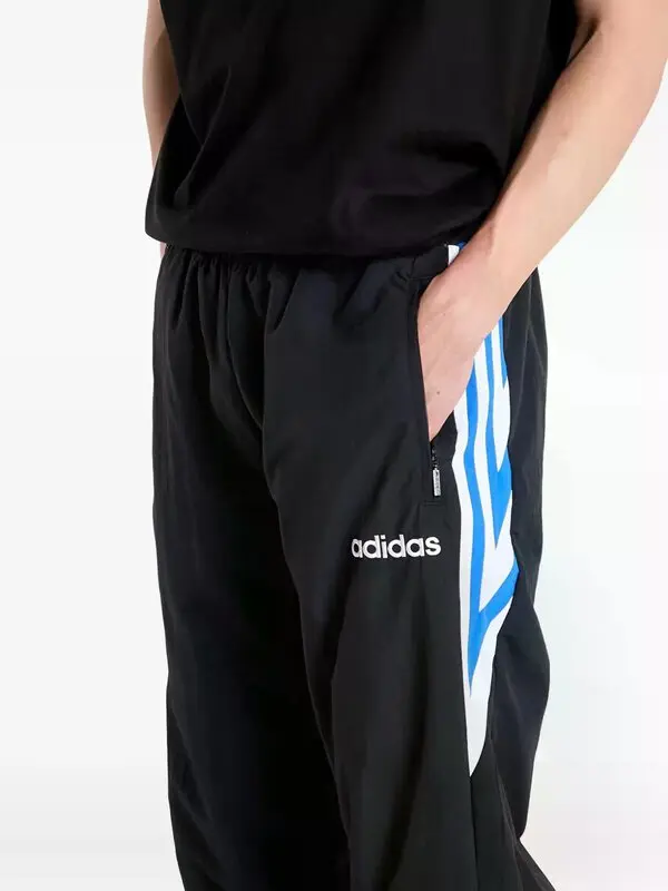 Adidas Logo-embroidered Track Pants