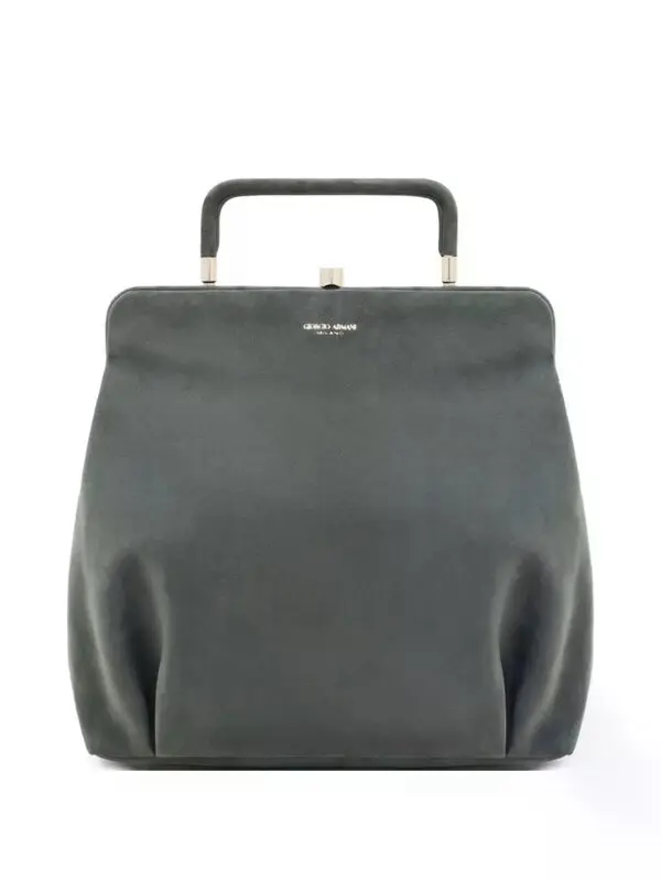 Giorgio Armani Logo-detail Tote Bag - Grey