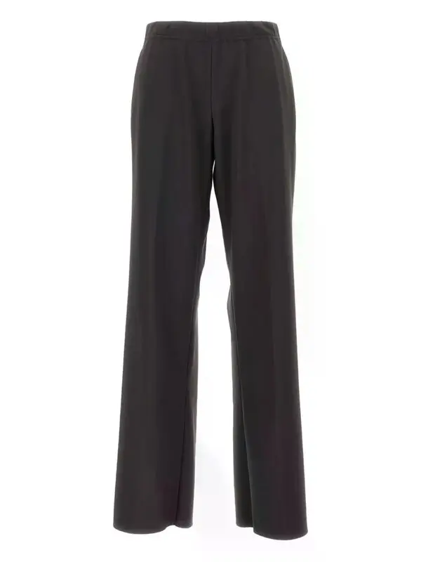 IRIE' Elasticated-waist Straight-leg Trousers - Grey