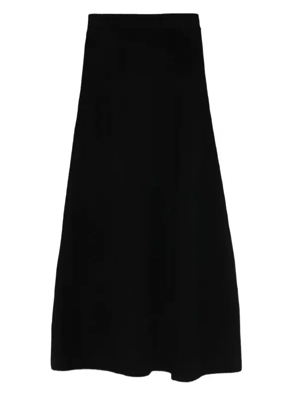 Christian Wijnants Ribbed A-line Skirt