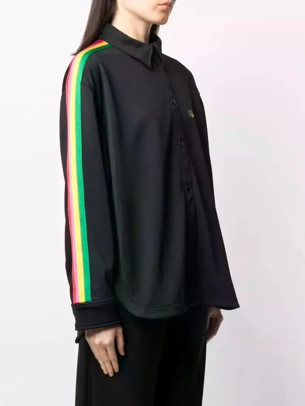 Palm Angels Miami Logo-embroidered Shirt