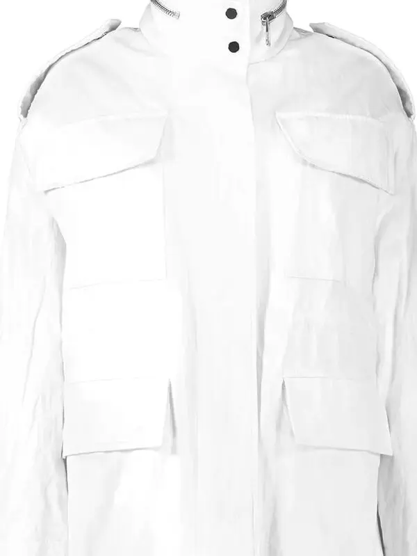 Michael Kors Optic Utility Jacket - White