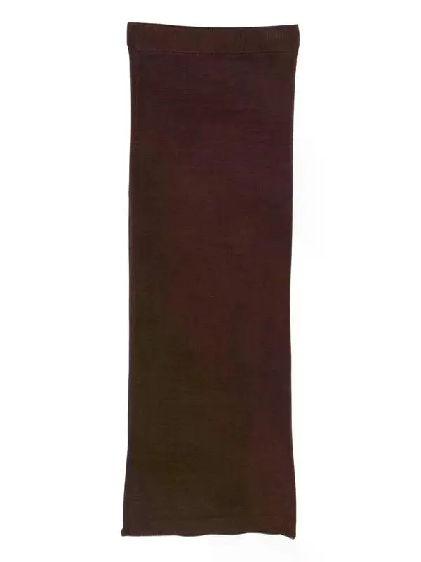ENTIRE STUDIOS Ribbed Knit Midi Skirt